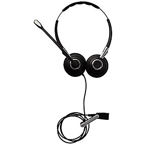 Jabra 2400 II QD Duo NC Wideband Wired Headset - Black