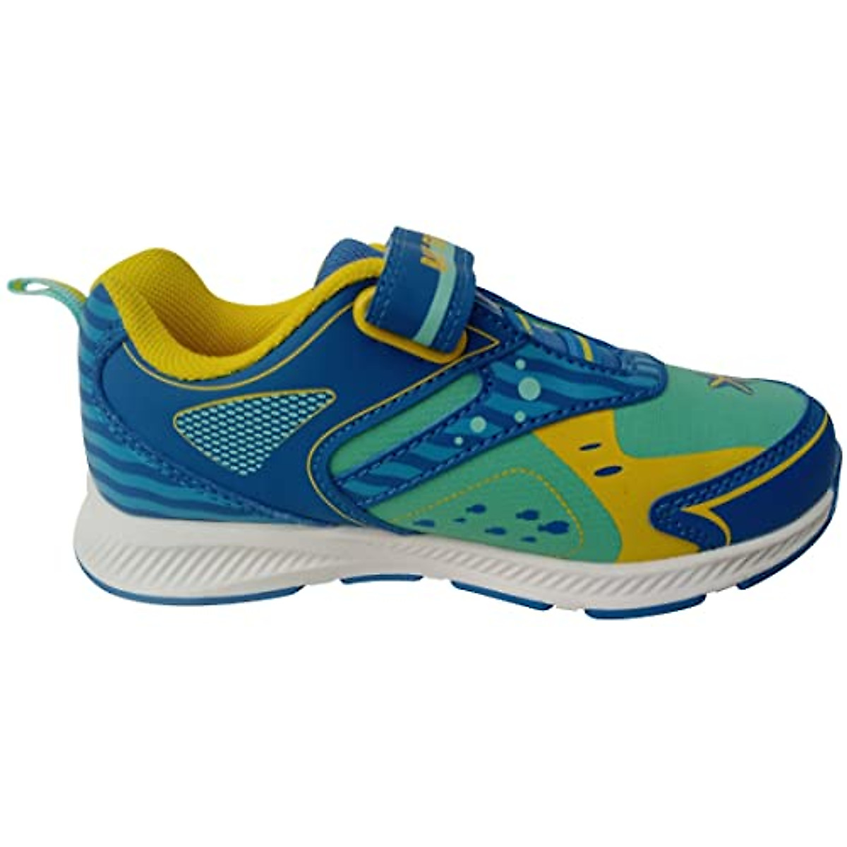 JOSMO Baby Shark Sneaker (Toddler/Little Kid) Blue/Yellow 9 Toddler M