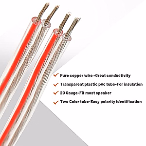 RED WOLF Car Dash Tweeter Speaker Wire Harness Cable Connector for Honda Civic Odyssey Acura 2003-2020 to Tweeter Speaker Sound System Update