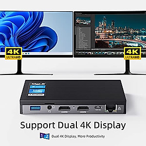 MeLE Quieter2Q Fanless Mini PC J4125 4GB/64GB Small Desktop, Micro Computer on Business Industrial, Support M.2 SSD, Dual HDMI 4K,Gigabit Ethernet
