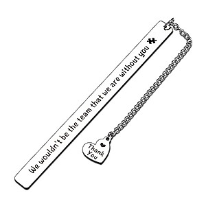 Thank You Gift Bookmark for Boss Leader Supervisor Mentor Christmas Birthday Bookmark Gifts for Colleague Coworker Friends Coach Going Away Leaving Retirement Office Thank You Memorial Gifts