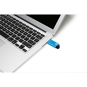 HP 16GB v150w USB 2.0 Flash Drive, Blue