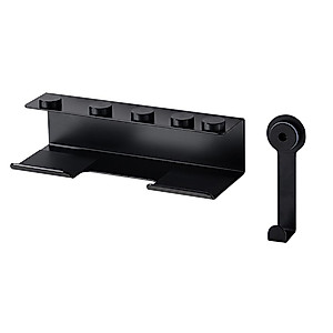 GENCAM Airwrap Wall Mount Organizer for Shark Flexstyle, Aluminum Alloy Storage Holder for Shark 430/440 Flexstyle, Wall Mount Holder for Shark Flexstyle and Attachments (Black)