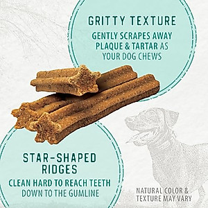 Caledon Farms Plaque Busters with Bacon Dog Treats: Grain Free, Gluten Free, No Additives, Colors or Preservatives, Brown 8 Count (Pack of 1)