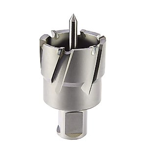 MAXTOOL 1" x1-3/8 TCT Annular Cutters & Pin Carbide Tip Slugger 25mmx35mm Magnetic Core Drills Slug Cutter 1-3/8" Deep Weldon Shank; ANW00S35R100