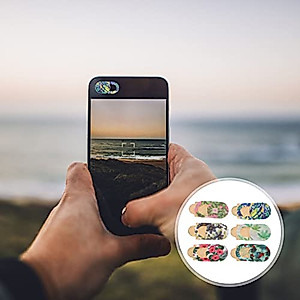 SOLUSTRE Laptops 18pcs Laptop Flower Printed Phone Camera Blocker Covers Tablet Slide Cover Web Webcam Computer Camera Slides