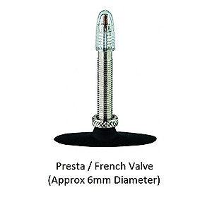 Schwalbe SV13 01150102C Inner Tubes 26 Inches Presta Valve (Pack of 2), Black