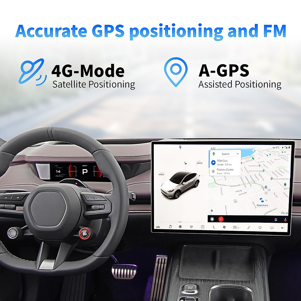 Tablet 10.1 inch Android 13 Tablet PC Latest Update Octa Core Processor 8(4+4) + 64GB Storage, 1TB Expand Support, Dual Camera, with 4G Cellular Tablet, WiFi, FM, Bluetooth, GPS, HD Display Metal Body