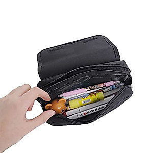 HUNGAHAAPAI Genshin Impact Pencil Case With Metal Brass Bookmark And Weapon-pen For School Students Total 8 Genshin Impact Merch Ayaka