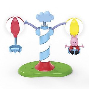 Peppa Pig Peppa’s Adventures Peppa’s Balloon Park Preschool Toy, Playset Perfect for Easter Basket Stuffers, Great Gifts Toys for Kids (Amazon Exclusive)
