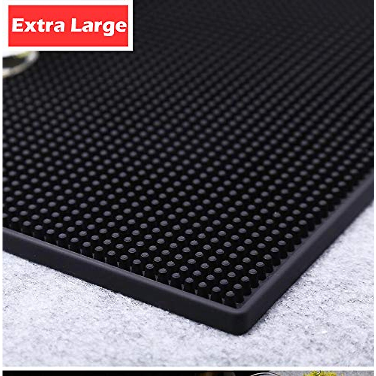 AltraTech Dish Drying Mat Silicone Drying Mat Dish Mat Dishwasher Safe For Kitchen, Bars (24“ x 12“)