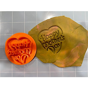 Happy Mother's Day Embosser/Stamp Cake Cookie Embosser, Icing Stam