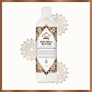 Nubian Heritage Body Lotion Raw Shea Butter for Dry Skin Paraben Free Body Lotion, 13 oz