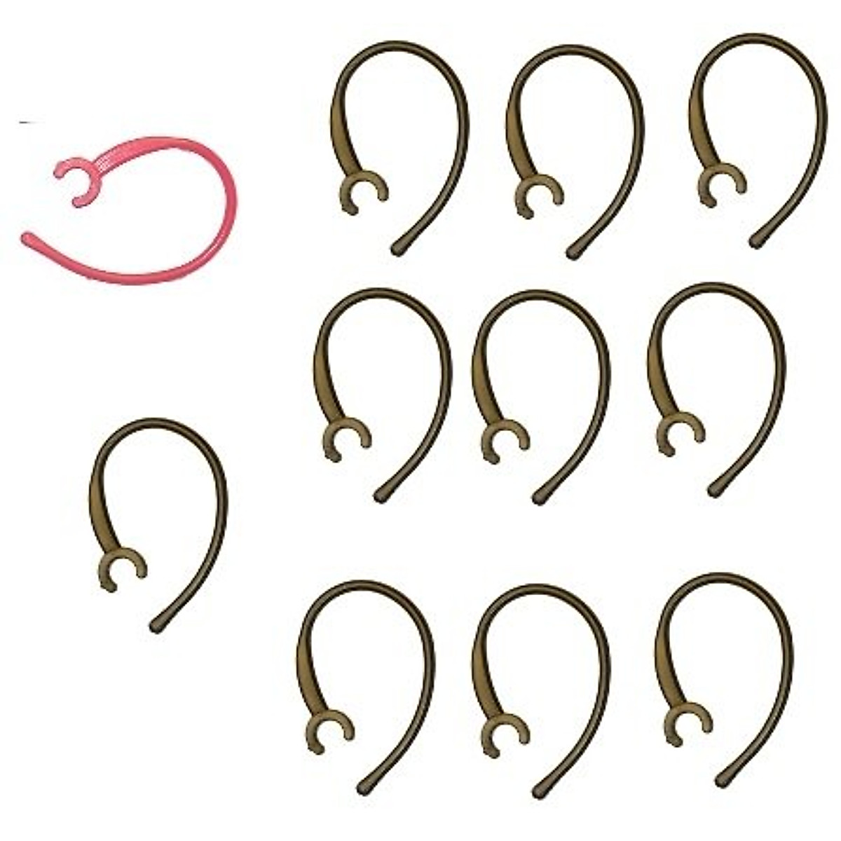 Samsung HM3000 Replacement Ear Hook for Samsung Hm6000/Hm1300/Hm1900 Bluetooth Headsets - Raspberry/Black