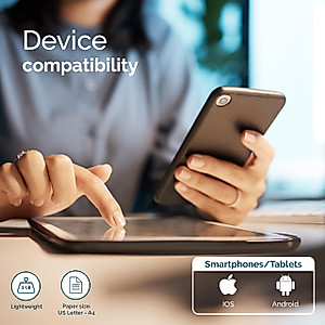 TATO Portable Printer - Portable Printer Wireless for Travel - Small Printer Wireless - No Ink Printer - Travel Printer - Portable Mini Printer - Wireless Bluetooth Printer - Studying Essentials