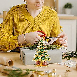 VOSAREA Christmas Tree Ring Holder Christmas Tree Figurine 1pc Christmas Tree Jewelry Box Miss Crafts Accessories Tin Alloy Tabletop Christmas Tree Christmas Tree Table Decor