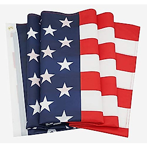 DANF American Flag 3x5 Feet USA Banner 100D Thicker Polyester US United State Flags with Brass Grommets 3 X 5 Ft