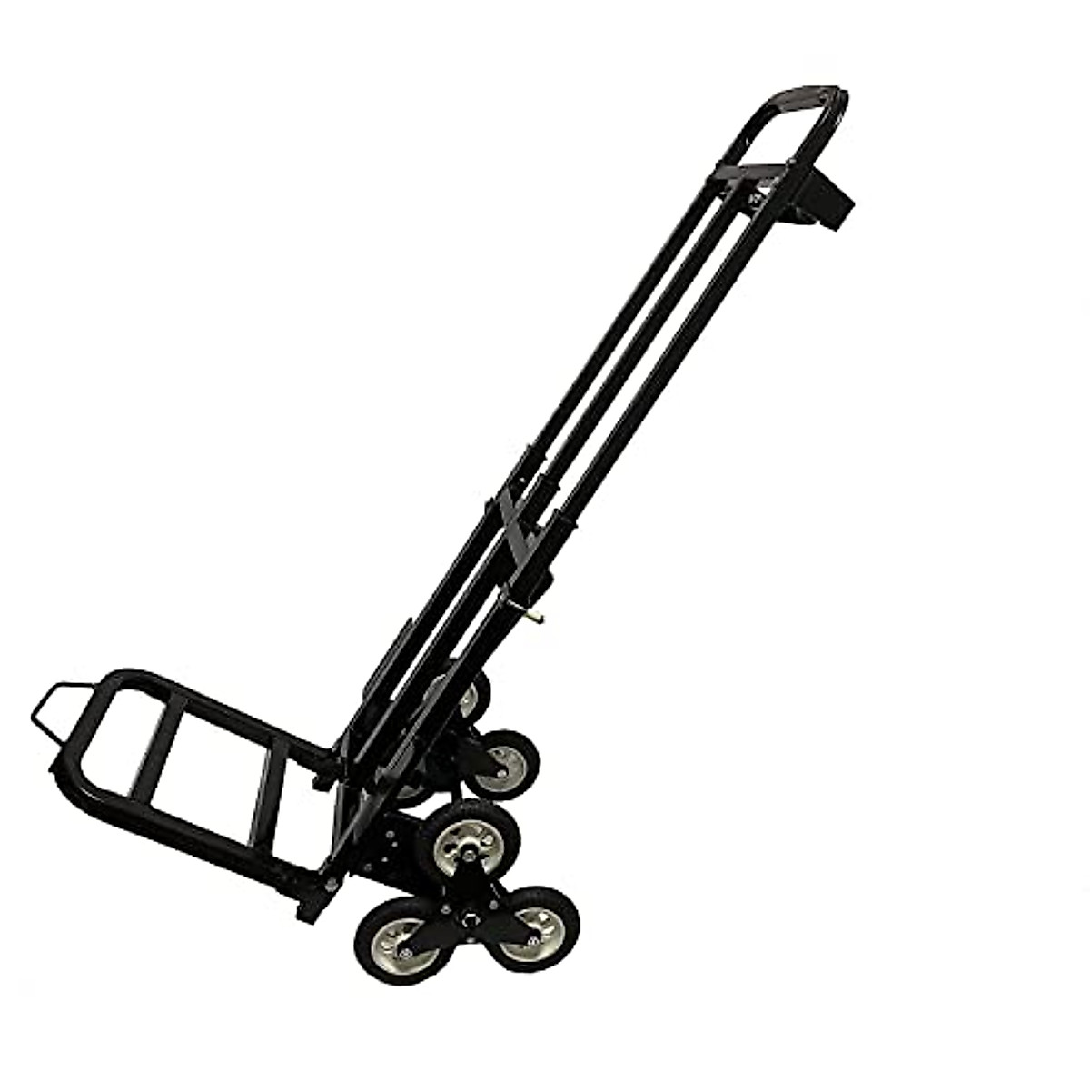 Gakee Stair Dolly 460LBS Weight Capacity, Stair Climber Dolly Height Adjustable Handle with 6 Wheels Heavy Duty Foldable Stair Climber Cart (460 LBS)