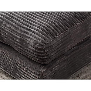 Verfur Comfy Deep Seat Oversized Chaise Lounge Indoor for Living Room, Solid Wood Sleeper Reclining Sofa Chair Modular Couch Bed with Thickened Cushions and Armrests for Bedroom