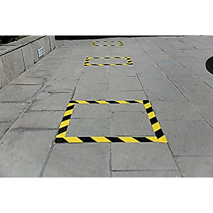 3M 1125-BY Hazard Marking Duct Tape, Black & Yellow, 1.88 inches by 25 Yards, 1 roll