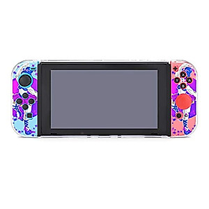 FNAF Ba-llora Case Compatible with Nintendo Switch, Shock-Absorption Anti-Scratch Protection Case, Crystal Clear Case for Nintendo Switch