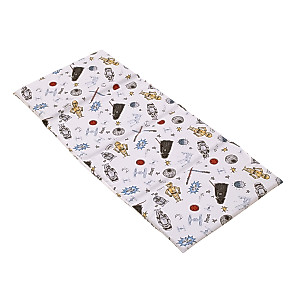 Star Wars Rule The Galaxy White, Blue, Grey Preschool Nap Pad Sheet