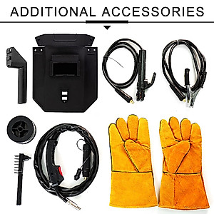 Evargc 110V 3 In 1 Mig Welder ARC Lift Tig Mig Gasless No Gas Flux Core Wire IGBT Multifunctional Welding Machine