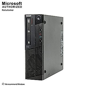 lenovo ThinkCentre M82 SFF Business Desktop Computer, Intel Core i5-3470 Quad-Core Processor 3.6GHz, 16GB RAM, 2TB HDD, DVD RW, USB, WIFI, Windows 10 Professional (Renewed)