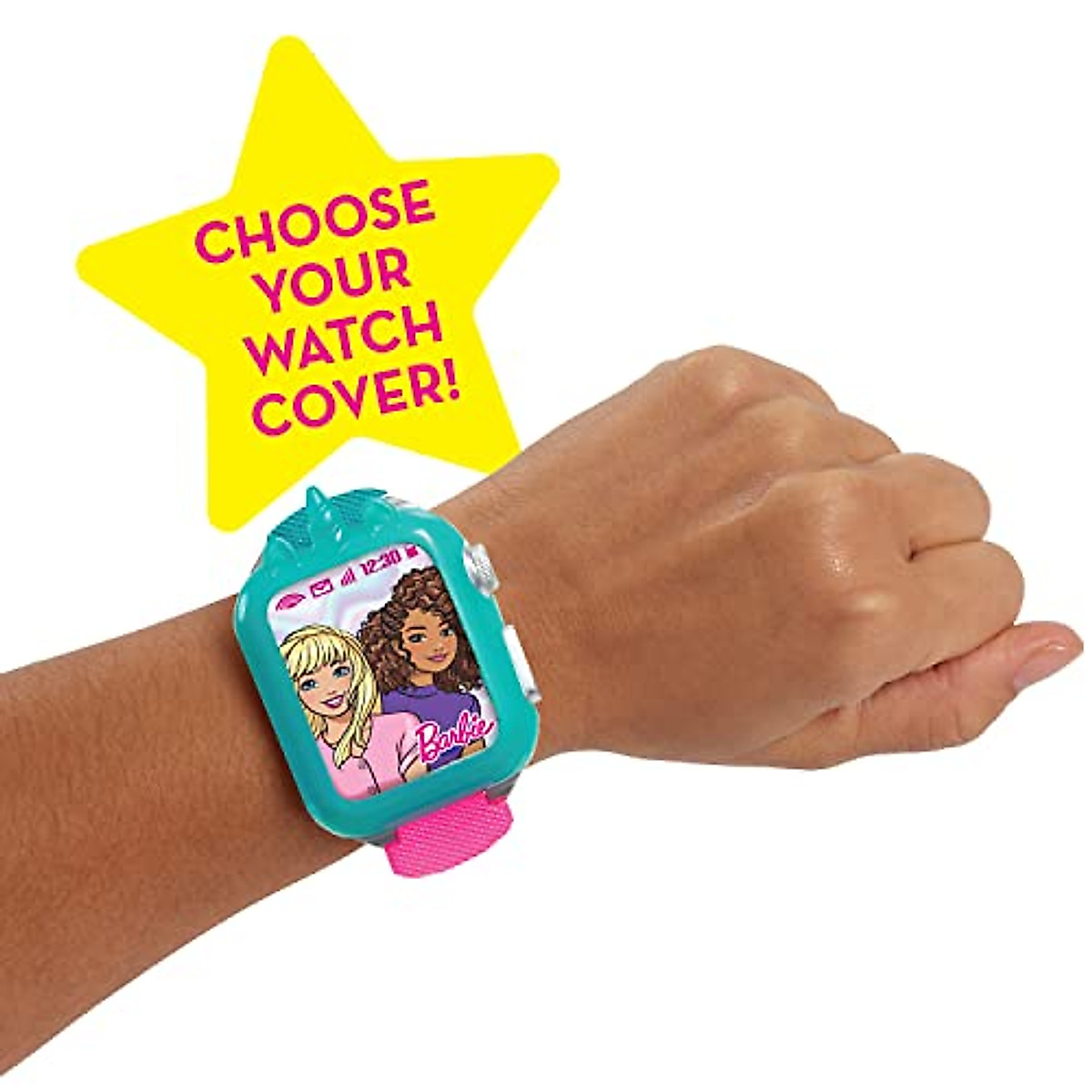 Barbie Photo Filter Play Camera and Play Smart Watch Set with Lights and Sounds, Kids Toys for Ages 3 Up, Gifts and Presents by Just Play