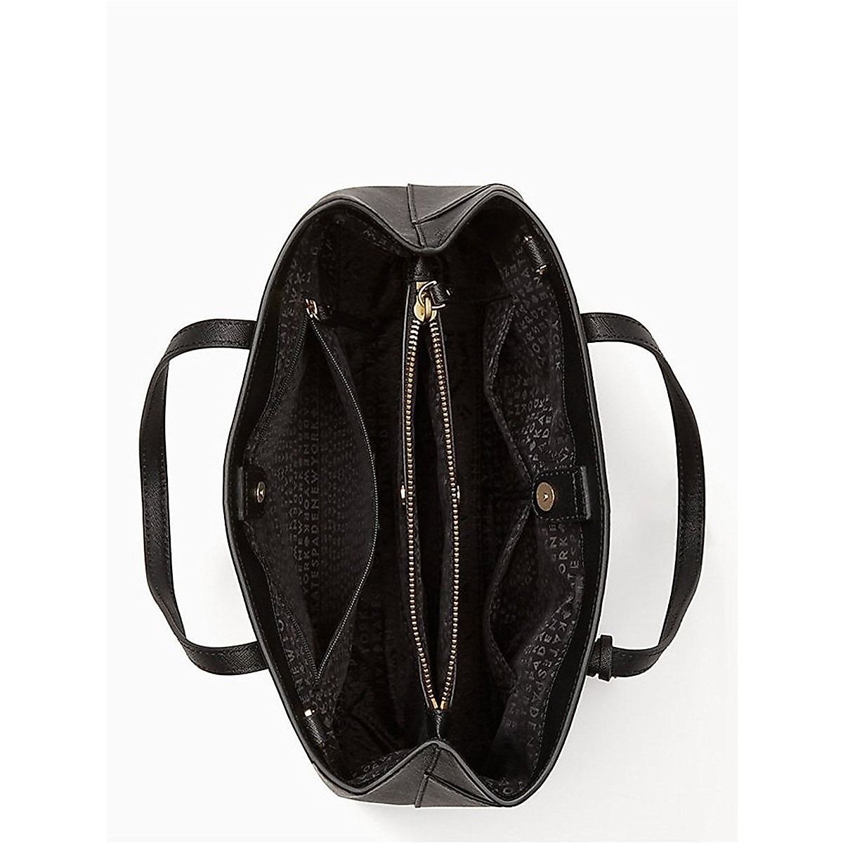 Kate Spade New York maiden way saffiano zuri - black, Large