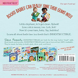 Indestructibles: It's Bath Time!: Chew Proof · Rip Proof · Nontoxic · 100% Washable (Book for Babies, Newborn Books, Safe to Chew)