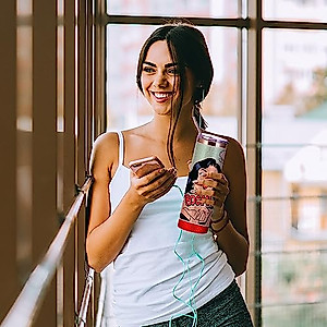 PYD Life Sublimation Tumblers Glitter Blanks Skinny 30 OZ Silver Straight Stainless Steel Tumbler with Lid and Stainless Straw for Tumbler Heat Press Sublimation Oven Printing 4 Pack