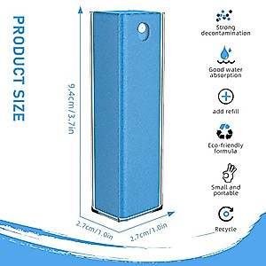 TOTOKA TouchScreen Cleaner,3 in 1 Fingerprint-proof Screen Cleaner Spray Wipe Remove Smudges Monitor Phone Cleaner for All Electronics, TV Computer Laptop Macbook ipad Screens(10ml+15ml, Purple+Blue)