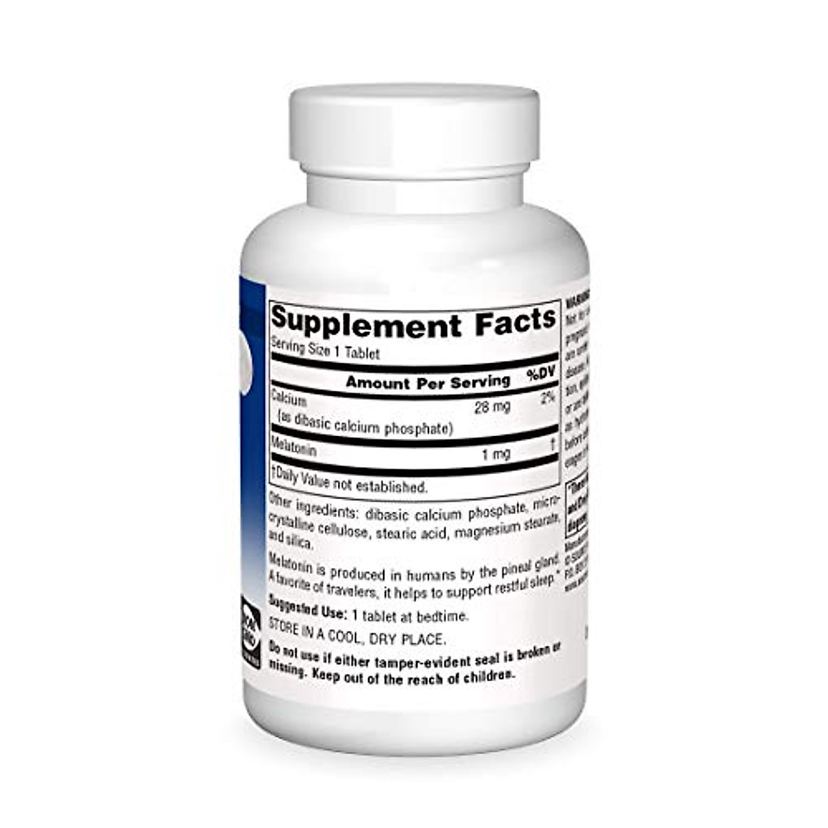 Source Naturals Sleep Science Melatonin 1mg - Safe, Non Habit Forming - 300 Tablets