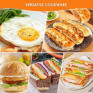 SafBbcue 6PCS Griddle Egg Ring Tray- Non Stick Egg Ring Molds,Food Grade Pancake Rings Round and Square Molds Ideal for Cooking Perfectly Shaped Eggs, Pancakes