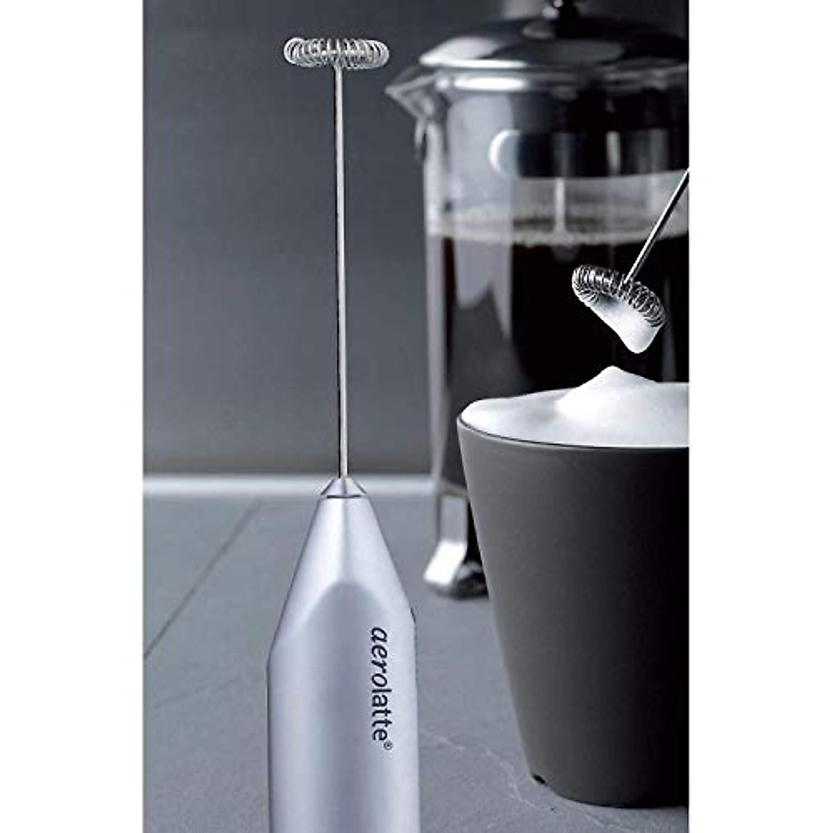 Aerolatte Milk Frother, The Original Steam-Free Frother, Satin Finish