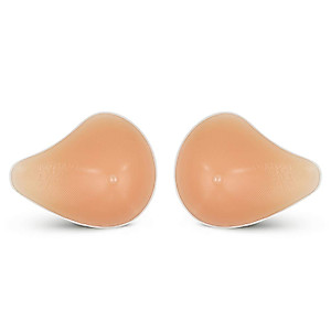Ecoup Nude Silicone Breast Forms Women Mastectomy Prosthesis (Left Breast, 400g (0.88lb/piece) - Cup 36C/38B/40A)