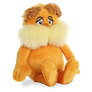 Aurora® Whimsical Dr. Seuss™ The Lorax Stuffed Animal - Magical Storytelling - Officially Licensed - Orange 12 Inches