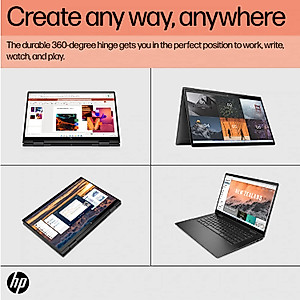 HP Envy x360 2-in-1 Premium Laptop, 15.6“ FHD Touchscreen, AMD Ryzen 7 5825U Processor, 64GB DDR4 RAM, 1TB PCIe SSD, IR Camera, HDMI, SD Card Reader, Wi-Fi 6, Windows 11 Home