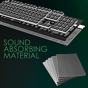 WIZMAX, MK1 PC Gaming Keyboard, USB Wired RGB Mechanical Gaming Keyboard, High-End Aluminum Backplate, Multimedia Function Keys, Red Linear 2nd Gen Manic Switch for Windows PC Gamers [Black]