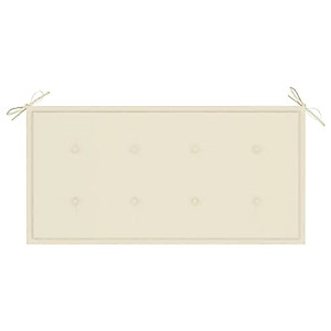 imasay Garden Bench Cushion Cream 39.4"x19.7"x1.2"