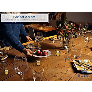 Royal Imports Gold Mercury Glass Votive Candle Holder, Table Centerpiece Tealight Decoration for Elegant Dinner, Party, Wedding, Holiday, Set of 36 (Unfilled)