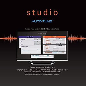 Singing Machine Studio All-In-One Entertaining System with Auto-Tune (SDL2093)