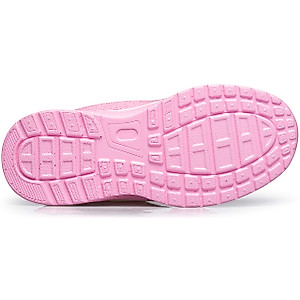 Anlarach Kids Toddler Shoes Boys Girls Athletic Running Shoes Air Cushion Sneakers for Toddler 7 Pink