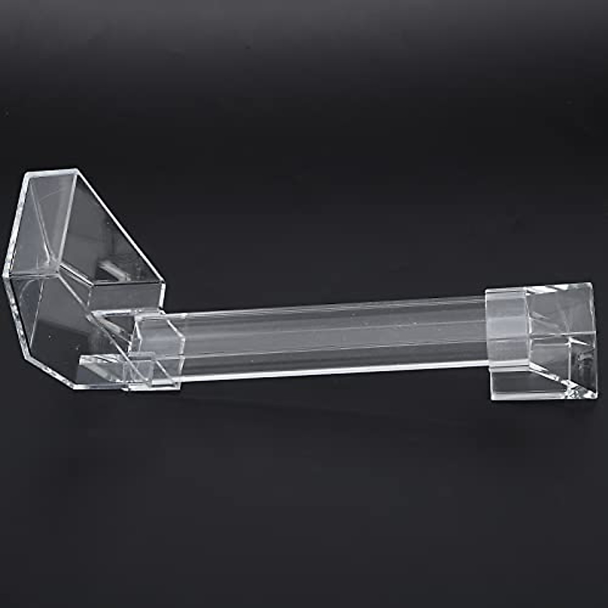 Shrimp Feeder Tube and Plate, Clear Acrylic Shrimp Feeding Dish with Long Tube Acrylic Fish Feeder Tray Container Bowl