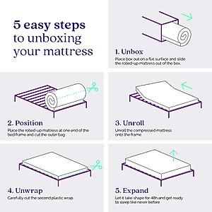 Signature Sleep Dream On 8 Inch 2-Sided Reversible Pocket Spring Mattress, Queen Size, GreenGuard Gold Certified