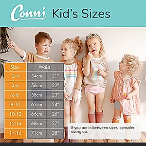 Conni Kids Training Boxer Pants | Soft Shorts Reusable Toddler Potty Training Underwear | Waterproof Easy Pull Up Youth Incontinence Bubble Gum Sizes 4-6