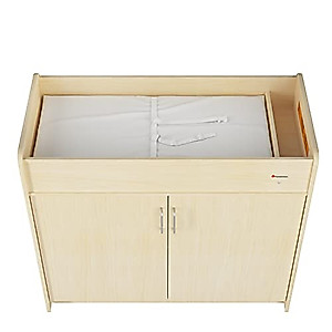 Foundations SafetyCraft Daycare Changing Table, Natural