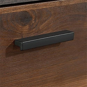 Sauder Canton Lane Engineered Wood/Metal Lateral File in Brew Oak