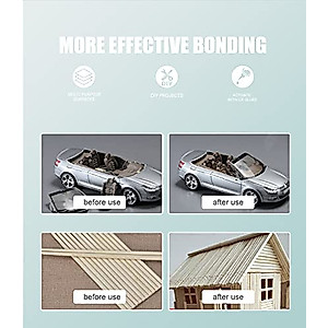 Super Instant Toy Glue,Craft Adhesive - Cyanoacrylate Glue for General Repairs Suitable for Toy,Craft,Rubber, Plastic, Ceramic, Metal, Wood and More, Thin Viscosity - Clear/20 g (0.71 oz)